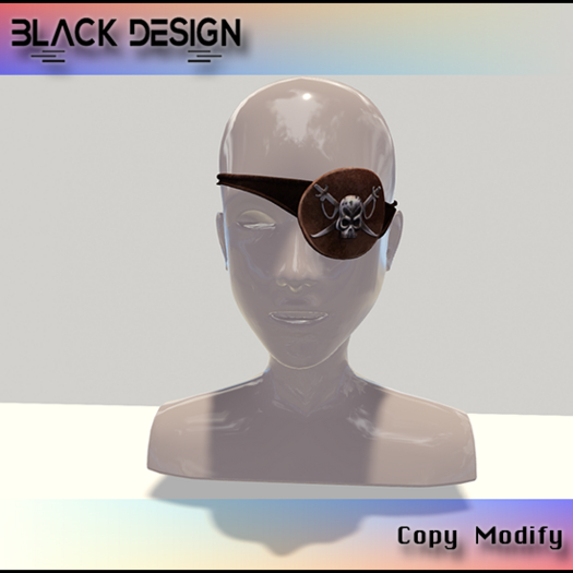 Second Life Marketplace Pirate Eye Patch 01